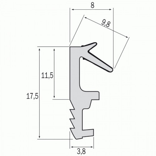 Joint Double pour Fenêtre en Bois - DX 1102 - Joints de Menuiserie ...