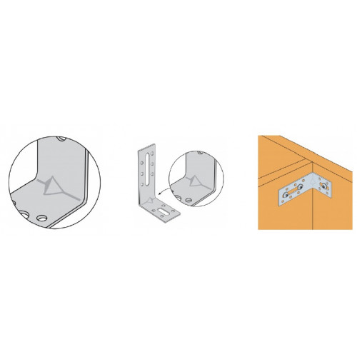 Équerre de Fixation avec Renfort