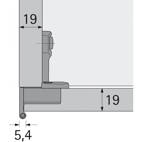 Charnière Mono Axe - Selekta Pro 2000 - 270°